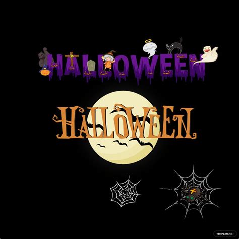Halloween Font Vector In Illustrator SVG EPS PNG Download Template Net