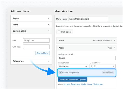 How To Create Menus Pixfort Theme Documentation