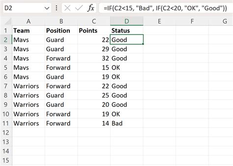 Excel How To Use An If Function With 2 Conditions