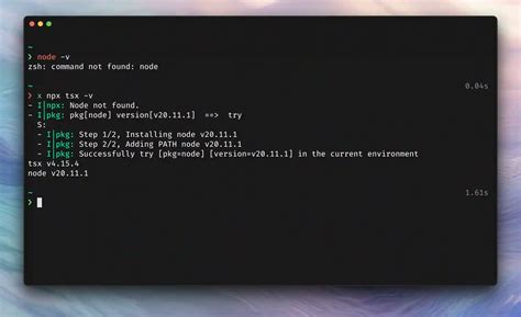 X Npx X Cmd Mod 从本地或远程 Npm 包运行命令