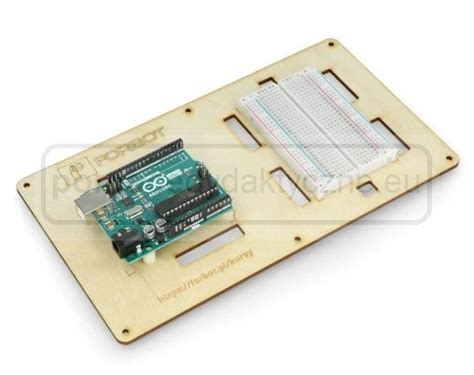 Mikrokontroler z czujnikami i akcesoriami Zestaw FORBOT Mistrz Arduino z płytką stykową