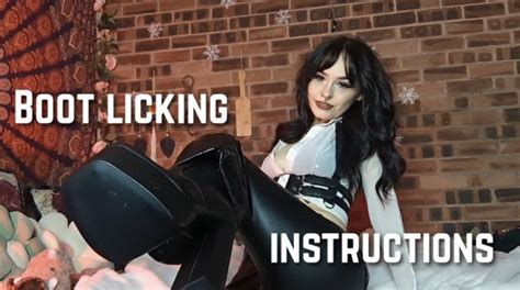 Fawn Forest Boot Licking Instructions Sub Task Manyvids