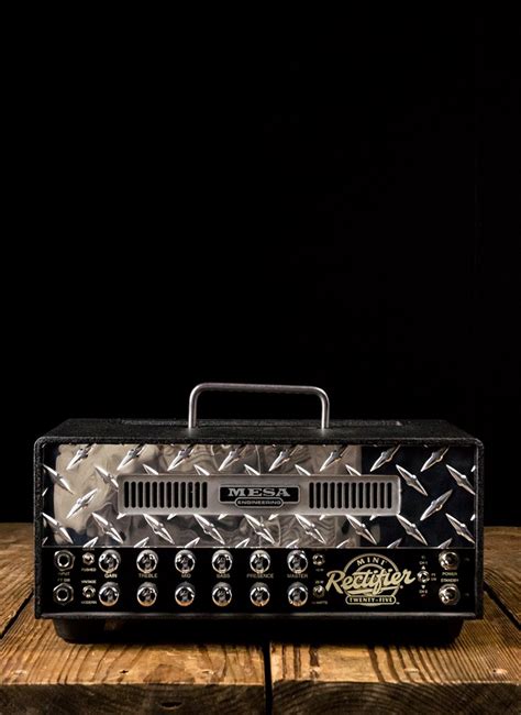 Mesa Boogie Mini Rectifier 25 25 Watt Metal Chassis Guitar Head Black