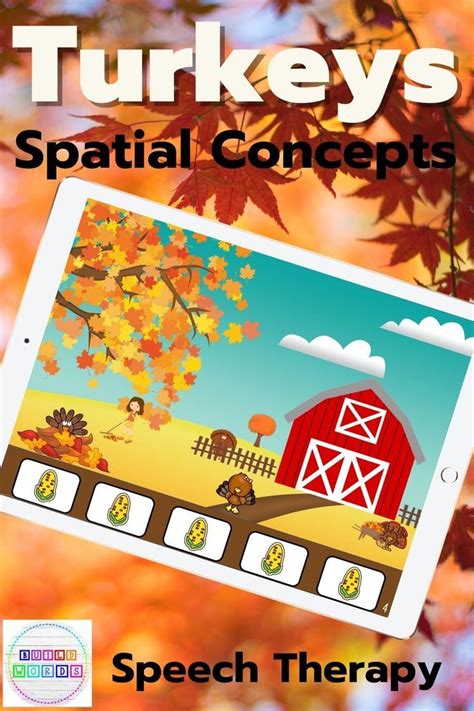 Basic Concepts Spatial Prepositions Fall Find Turkeys Digital And Print
