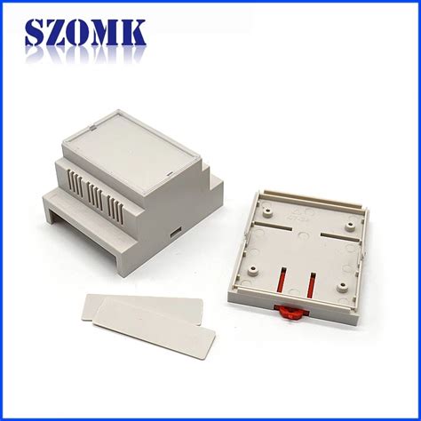 Plc 산업용 케이스 터미널 커넥터 전기 딘 레일 Abs 플라스틱 외함 하우징