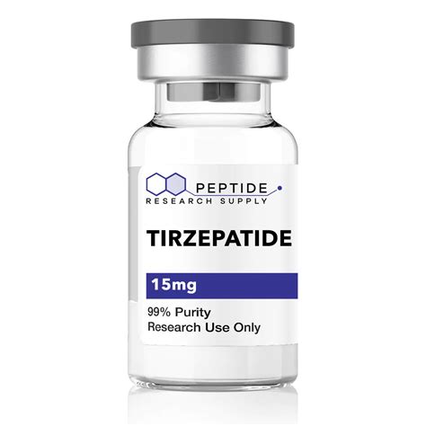 Tirzepatide 15mg Peptide Research Supply