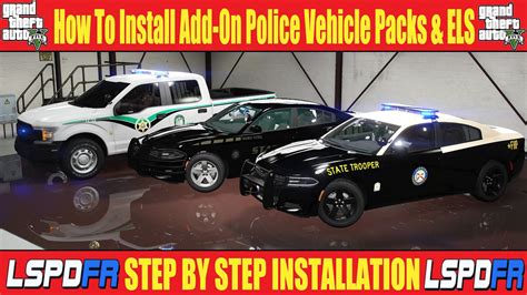 How To Install Add On Police Vehicle Packs And Els Lspdfr Gta5 Youtube