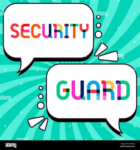 Handwriting Text Security Guard Internet Concept Tools Used To Manage