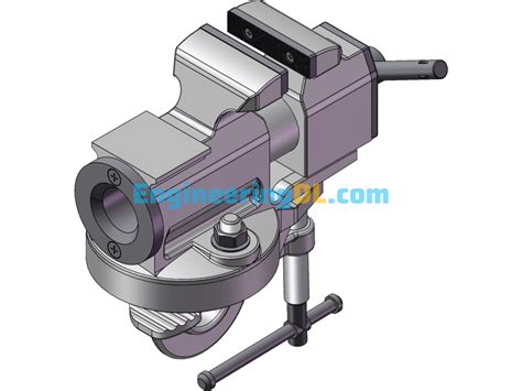 General Bench Vise Model Vise SolidWorks Mechanical Engineering Design Library