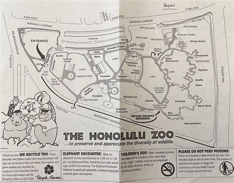 Zoo Map 2001 Zoochat