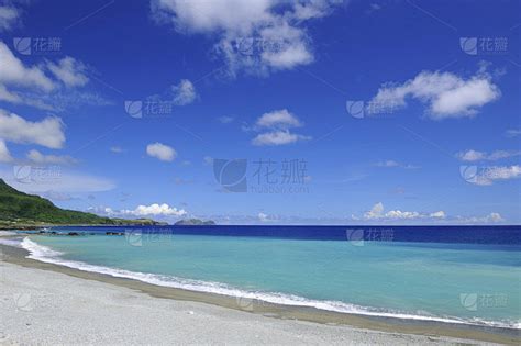 风景优美的兰屿岛八岱湾海滩