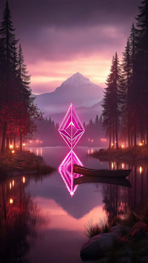 Download Mystical Crystal Lake Wallpaper