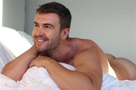 Bachelor Sleeping Naked In Bed Stock Image Image Of Beautiful