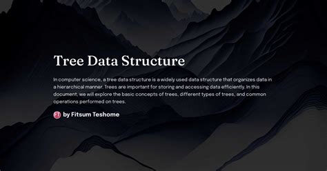 Tree Data Structure