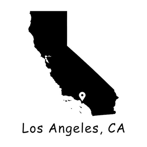 Los Angeles Logo Black And White