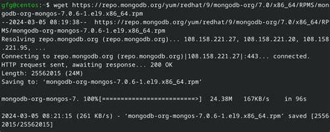 How To Install Mongodb On Centos Geeksforgeeks