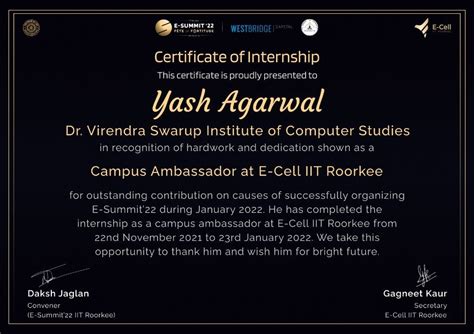 yash agarwal on linkedin internshala opportunity experience