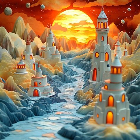 Papercraft Intergalactic Adventures 3d Paper Art Featuring Epic