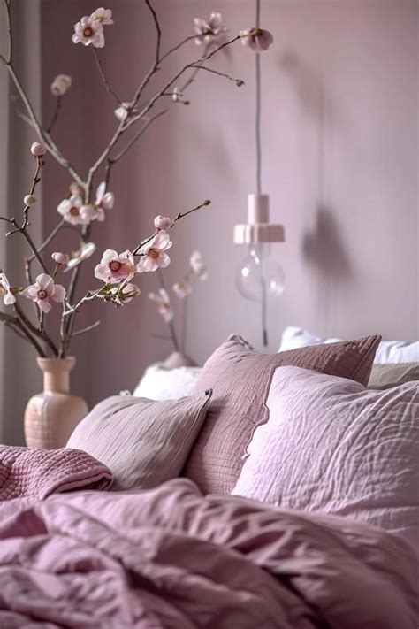 Elegant Mauve Color Palette Bedroom Serene And Sophisticated Design