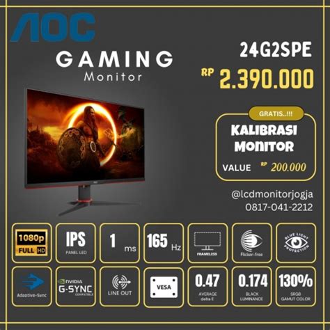 AOC 24G2SPE GAMING 165HZ IPS