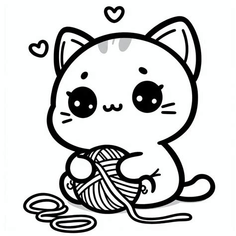 Dessin Kawaii De Chat Modèle Dessin Chat Kawaii Nysnib