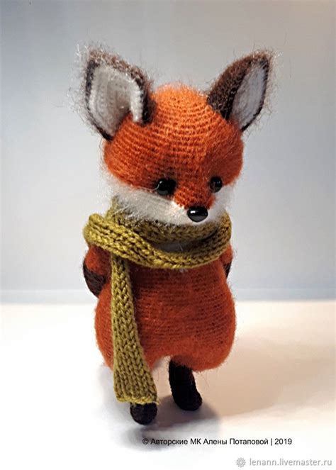 Мастер класс Лисичка Вероничка описание вязания крючок купить на Ярмарке Мастеров