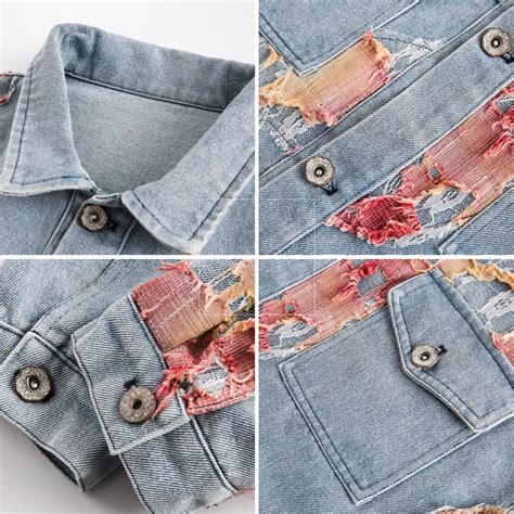 Lace Patchwork Denim Jacket H0neybear