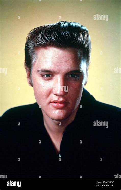 Young Elvis Presley In Color