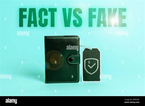Text Caption Presenting Fact Vs Fake Word Written On Is It True Or Is False Doubt If Something