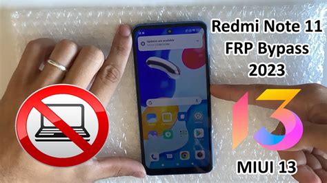 Como Remover Conta Google Xiaomi Redmi Note FRP Bypass Sem Computador YouTube