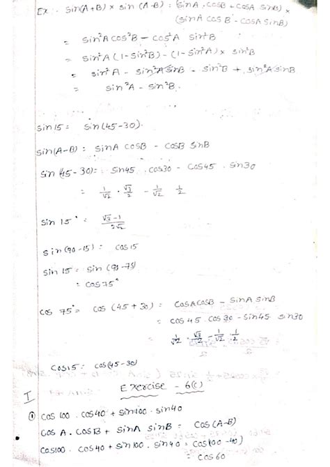 Solution Compound Angles Mathmatics In English Studypool
