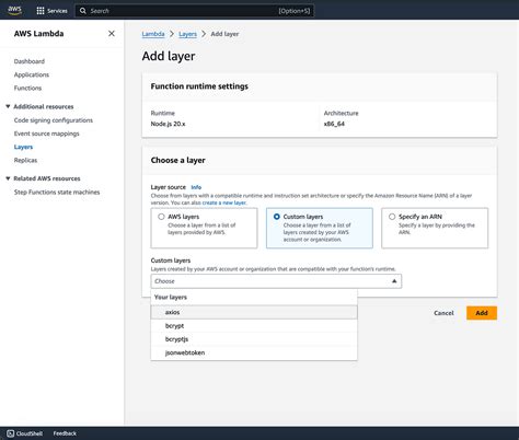 Importing Modules Into Aws Lambda Functions With Nodejs 20x By Josh K Aws Tip