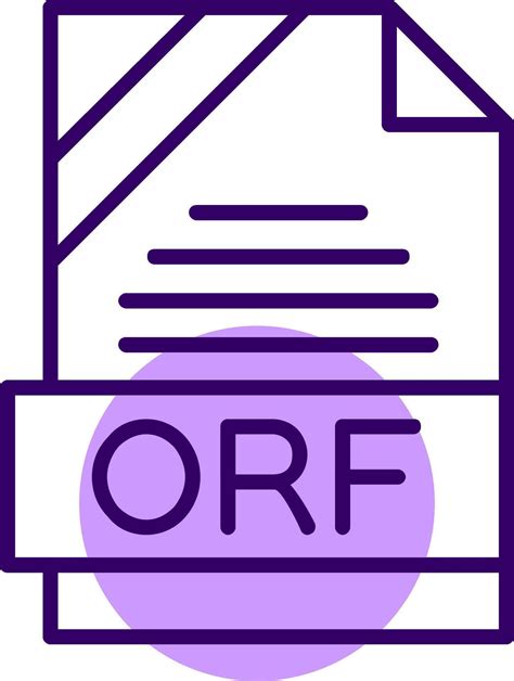 Orf Outline Style Icon 54192810 Vector Art At Vecteezy