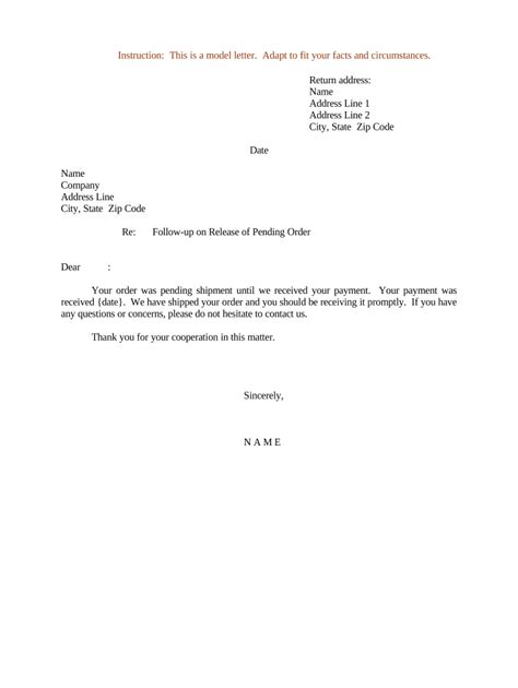 Follow Up Letter For Request Fill Out Sign Online DocHub