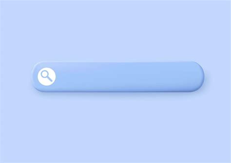 3d Search Bar Browser Button For Website And Ui Design Search Form