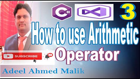 How To Use Arithmetic Operator In C In Urdu Hindi P3 Youtube