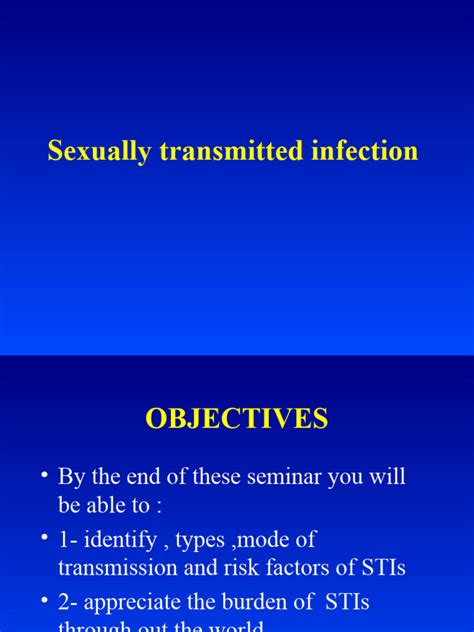 Sexually Transmitted Infection Pdf Sexually Transmitted Infection