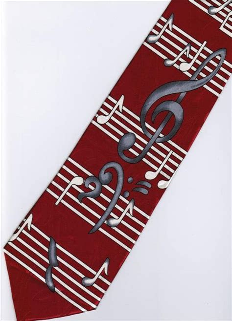 Musical Notation Note Music Symbols Cartoon Neck Tie Etsy