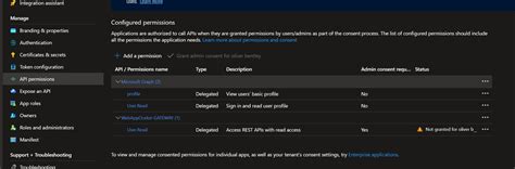Unable To Grant Admin Consent To An App Using The Azure Account Owner Stack Overflow