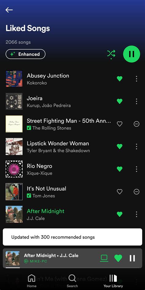 Android Scroll Bar Missing On Liked Songs Playli Page 5 The