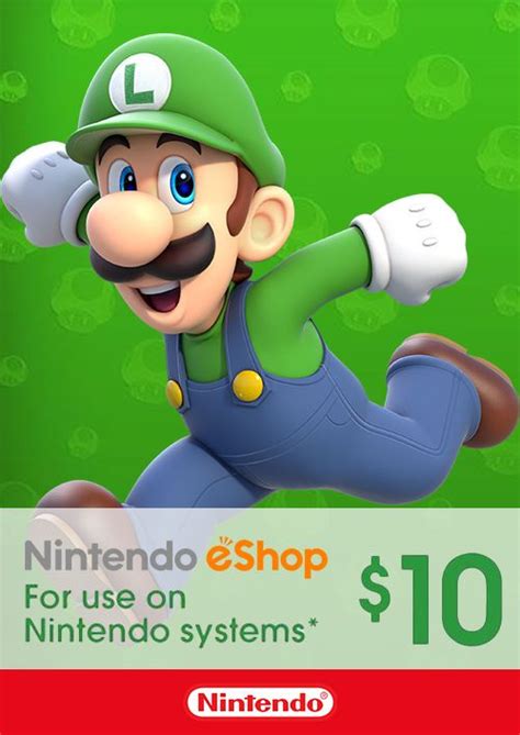 Nintendo Eshop Card 10 Usd Cdkeys