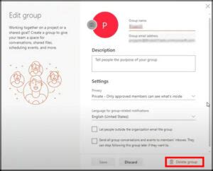 How To Delete A Group In Outlook Working Desktop Office 365