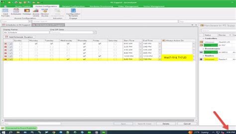 Access Expert Exception Schedule For Specific Dates Example Schneider