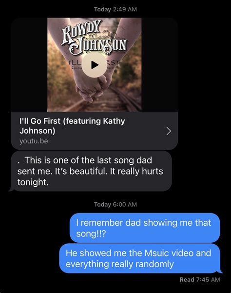 My Dad Showed Both Me And My Mom This Song A Few Weeks Before He Passed