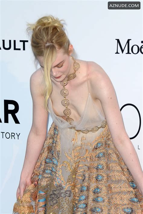 Elle Fanning Sexy At Amfars 23rd Cinema Against Aids Gala In France