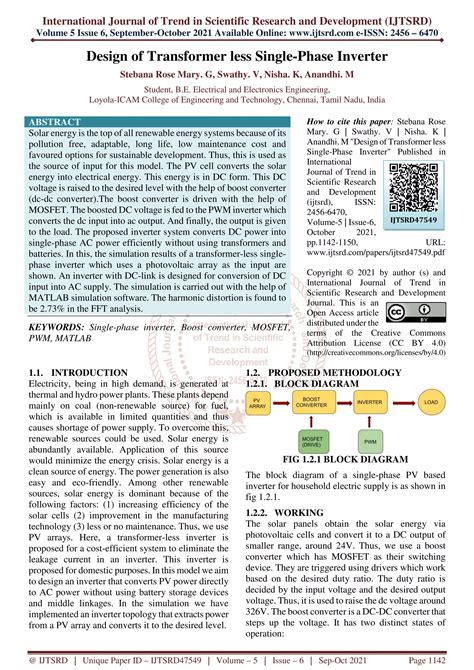 Design Of Transformer Less Single Phase Inverter Pdf