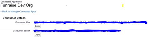 Retrieve Consumer Key And Secret Of Connected App