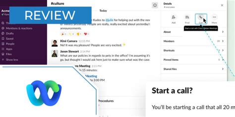 Cisco Webex Meetings For Slack Review Uc Today