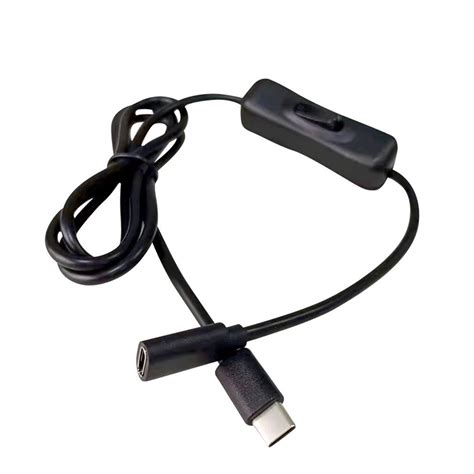 Guaber For Power Usb C Male To Female Type C Extension Cable Inline On Off For Walmart Com