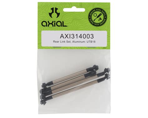 Axial UTB18 Aluminum Rear Link Set 4 AXI314003 HobbyTown